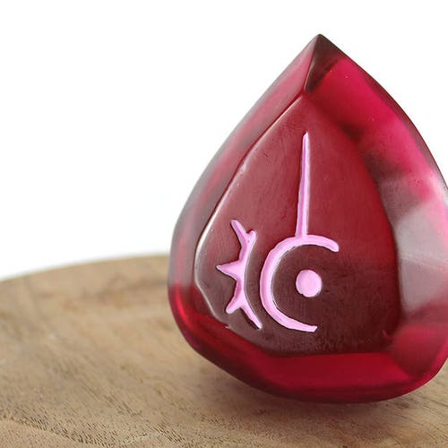 Machinist FFXIV Hand Painted Soul Crystal/mch Job Stone Final - Etsy
