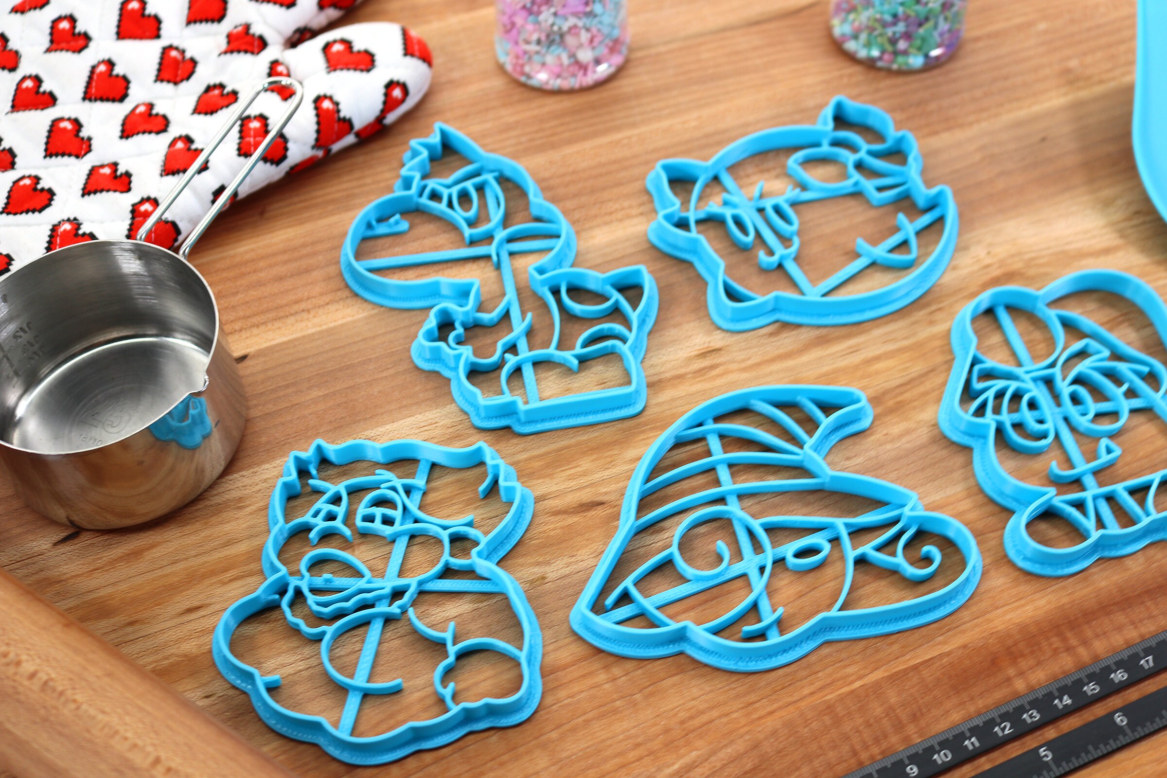 Paper Mario TTYD Cookie Cutters: Goombella, Lady Bow, Vivian, Yoshi Kid ...