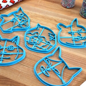 Meme Animal Cookie Cutters - Meme Cat Face, Meme Dog Face - Meme Fan - Etsy