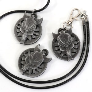 Fenrir Pendant Final Fantasy VII Keychain - FF7 Jewelry and Gift for ...