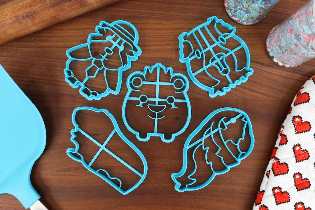 Guinea Pig Cookie Cutters - Detective, Silkie, Face, Outline (set) - Etsy