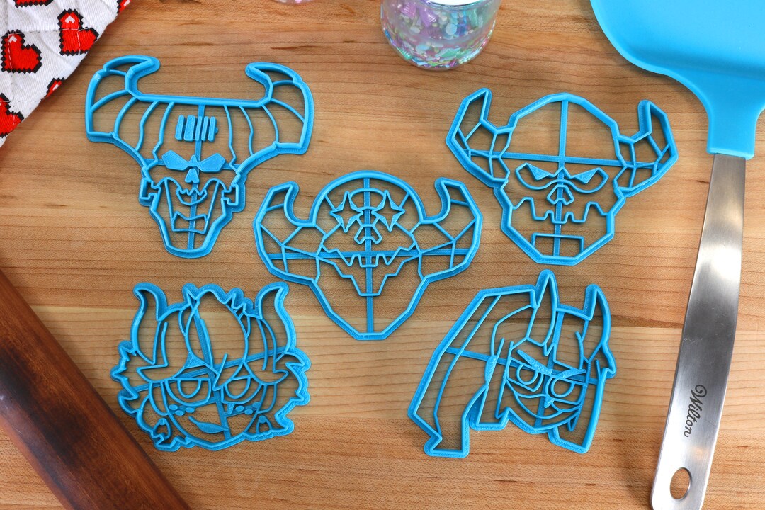 Helltaken Cookie Cutters Set 3 - Beelzebub, Glorious Skeleton ...