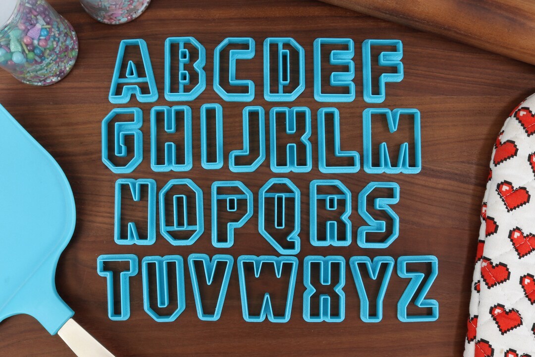 Hollywood Classic Film Style Letter! - FONT Cookie Cutters Set - Cookie ...