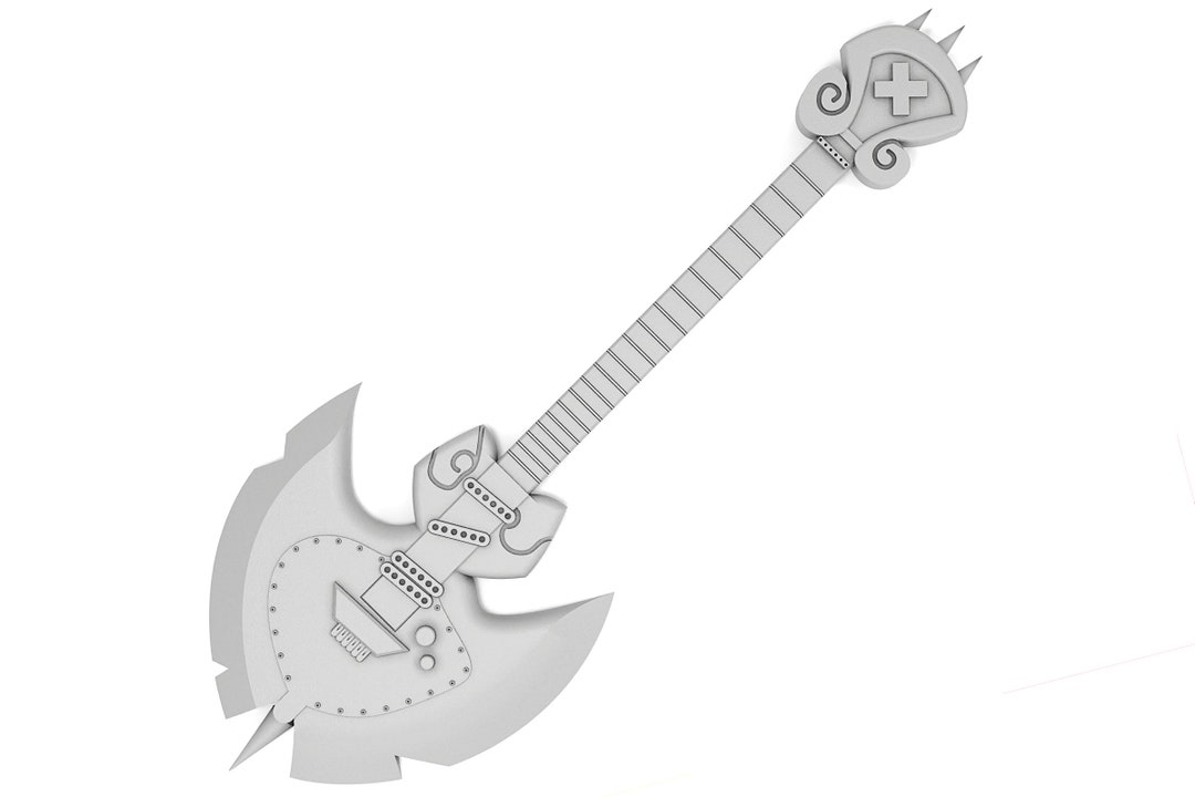 Adams Guitar Axe DIY Cosplay Prop Kit - Angel Exorcist Guitar - Etsy