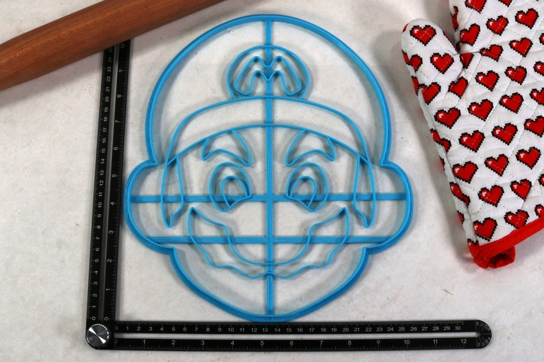 XL Mario Cookie Cutter – Super Mario Bros Cake Decorating - Etsy