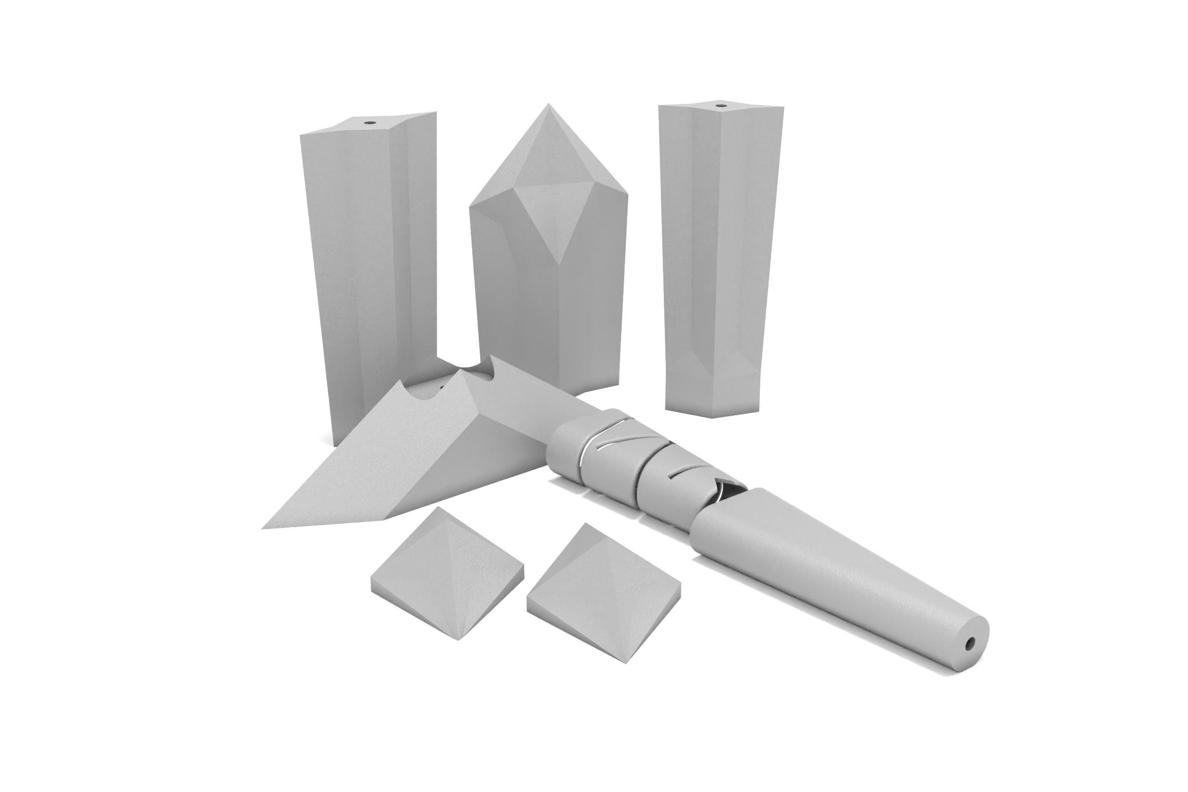 Fionna's Crystal Sword DIY Cosplay Prop Kit - Pink Sapphire Blade - Etsy