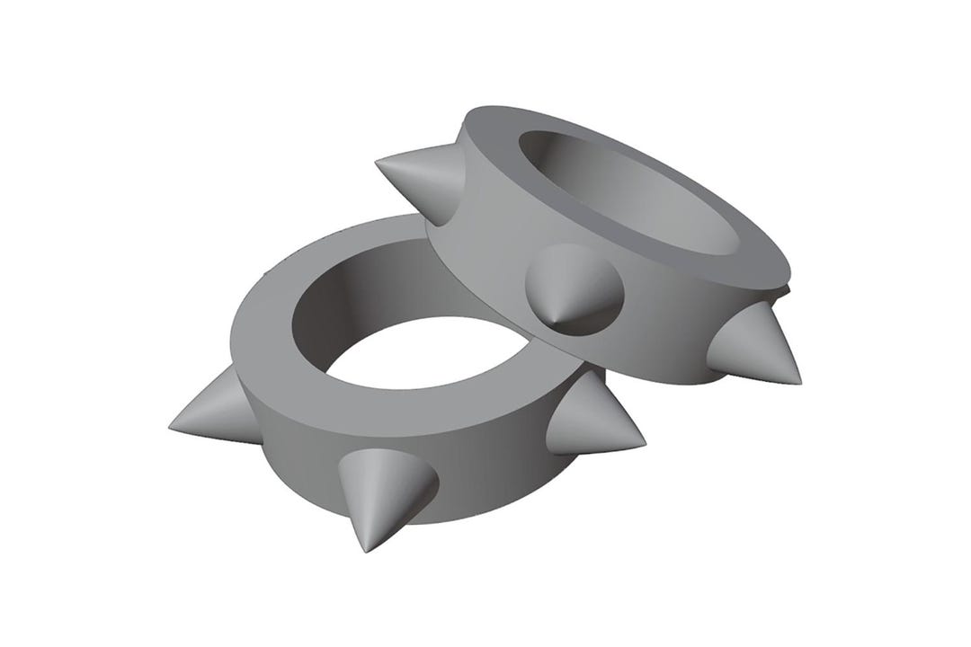 Bowsette Spiked Bracelets 3D Print Model - Female Bowser Prop - Mario ...