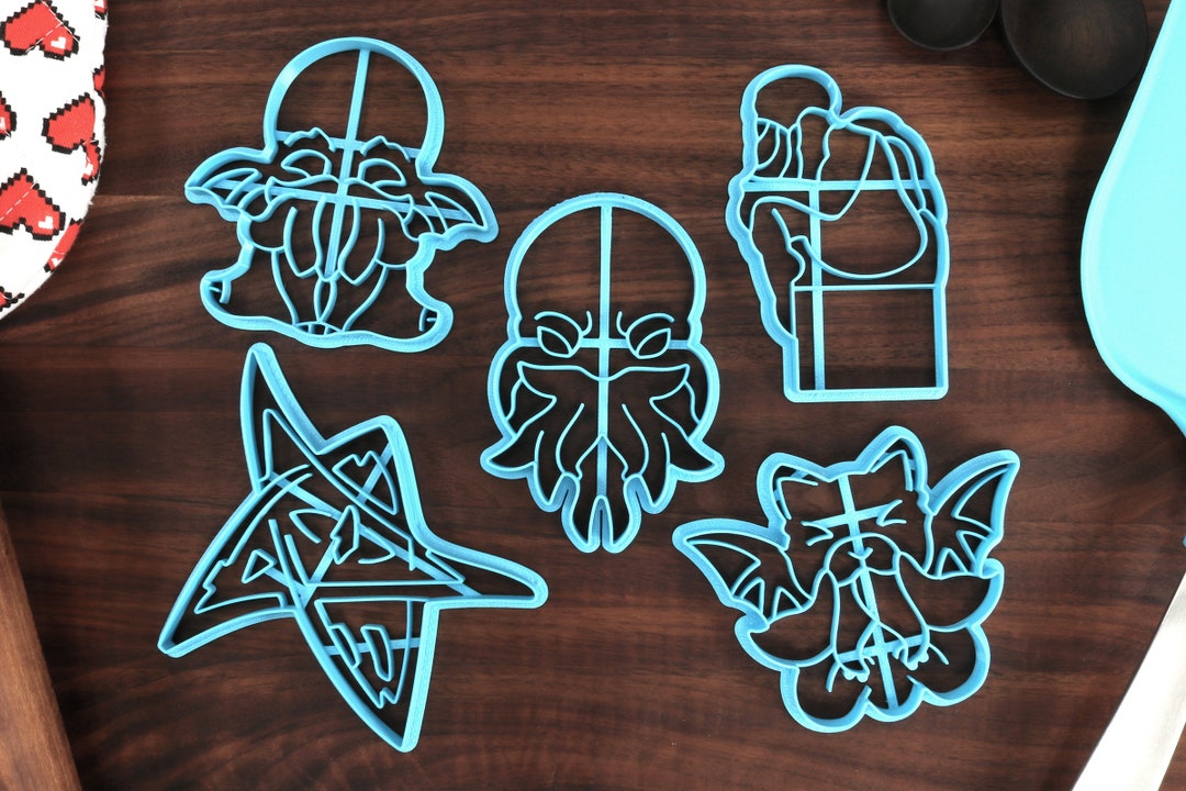 Cthulhu Cookie Cutters – Elder Sign, Face, and More - Etsy