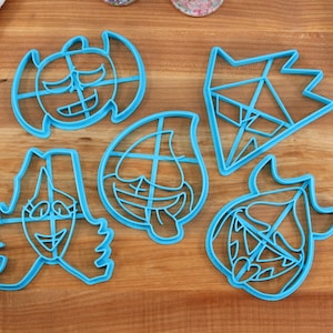 Deltarune Cookie Cutters Side Characters - Lancer, Rouxls, Swatch ...