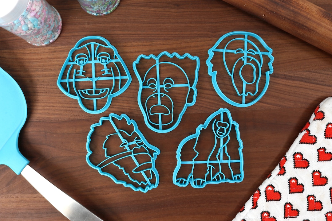 Monkey Memes Cookie Cutters - Harambe, Life Support Monke, Pog Monkey ...