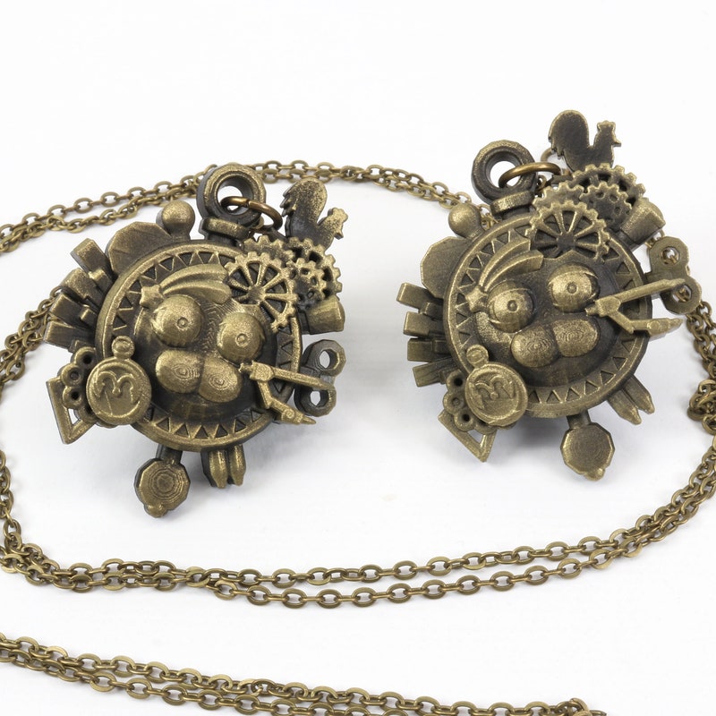 Clockwork Necklace - Etsy