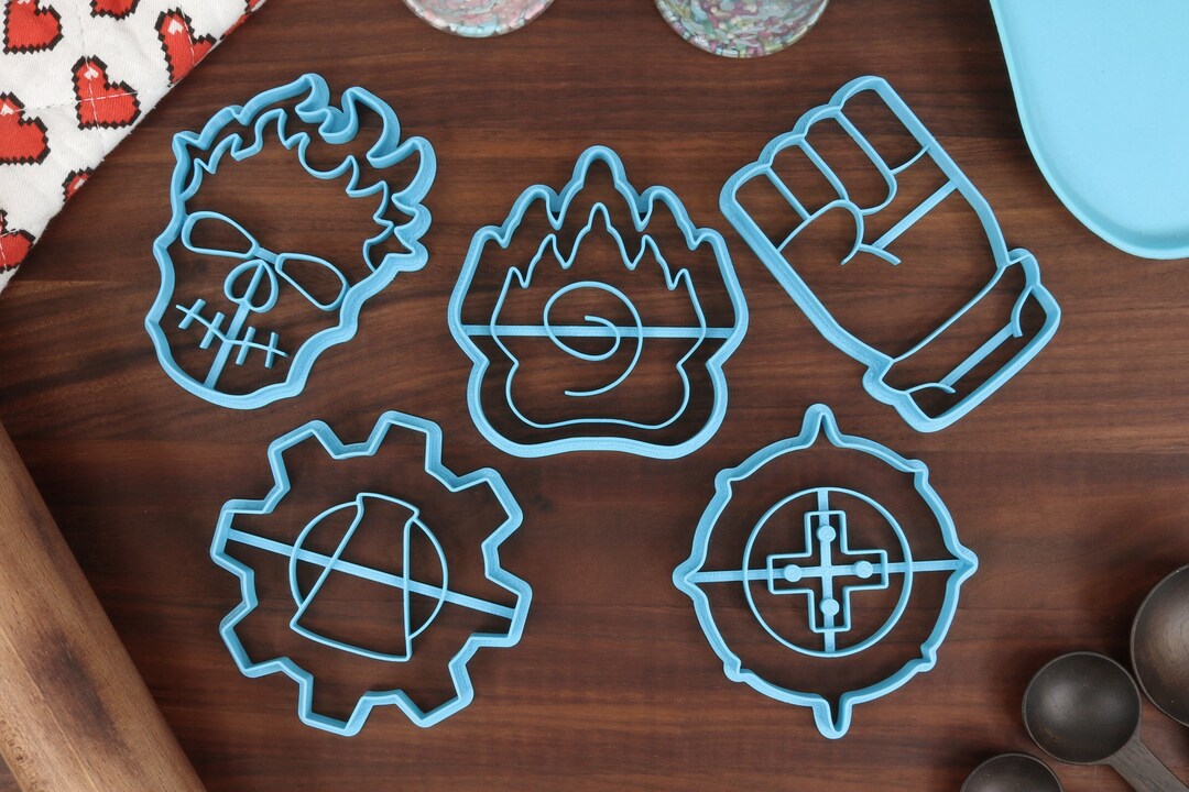 RPG Classes Cookie Cutters, Set 2 - Artificer, Cleric, Druid, Monk ...