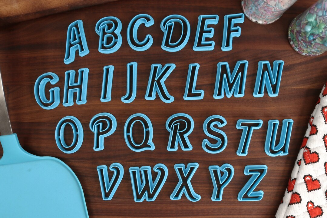 Dollhouse FONT Cookie Cutters - Y2K Baking, 2000s Baking Fondant ...