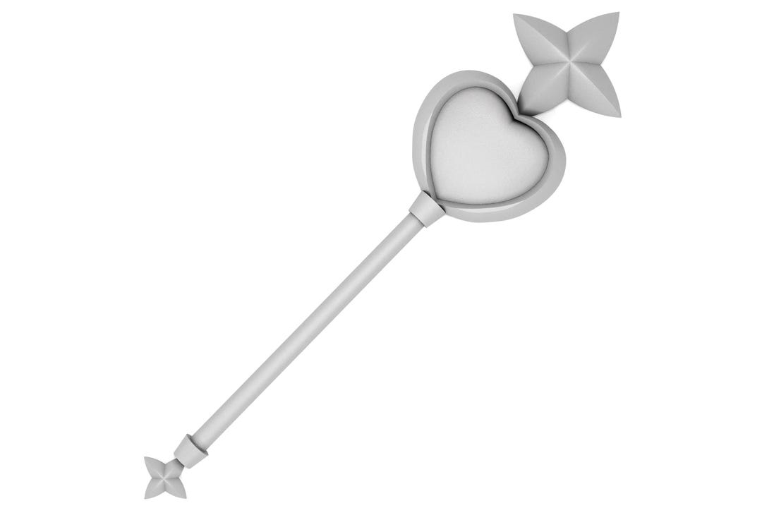 Heart Magic Wand DIY Cosplay Kit - Magical Girl Anime Prop - Etsy