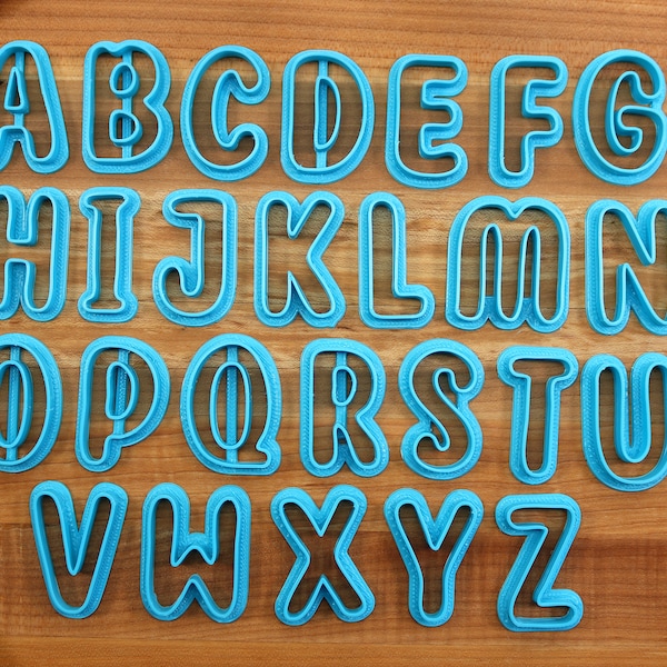 Fondant Letters - Etsy
