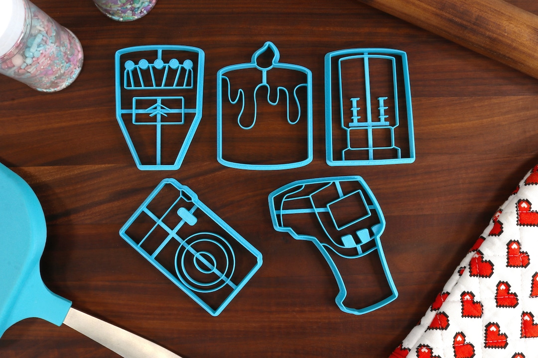 Ghost Hunting Cookie Cutters - EMF Meter, Digital Camera, Laser ...