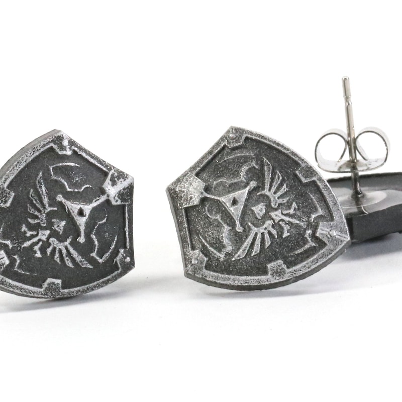 Shield Earrings - Etsy