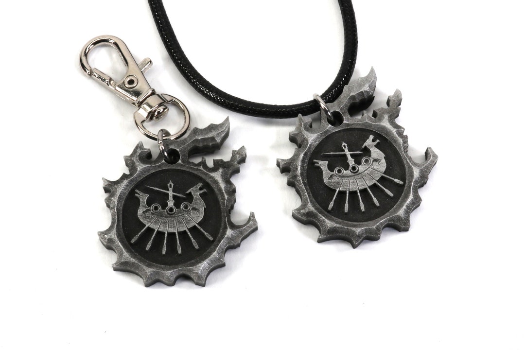 FFXIV the Maelstrom Keychain / Necklace - Grand Company - FF14 Final ...
