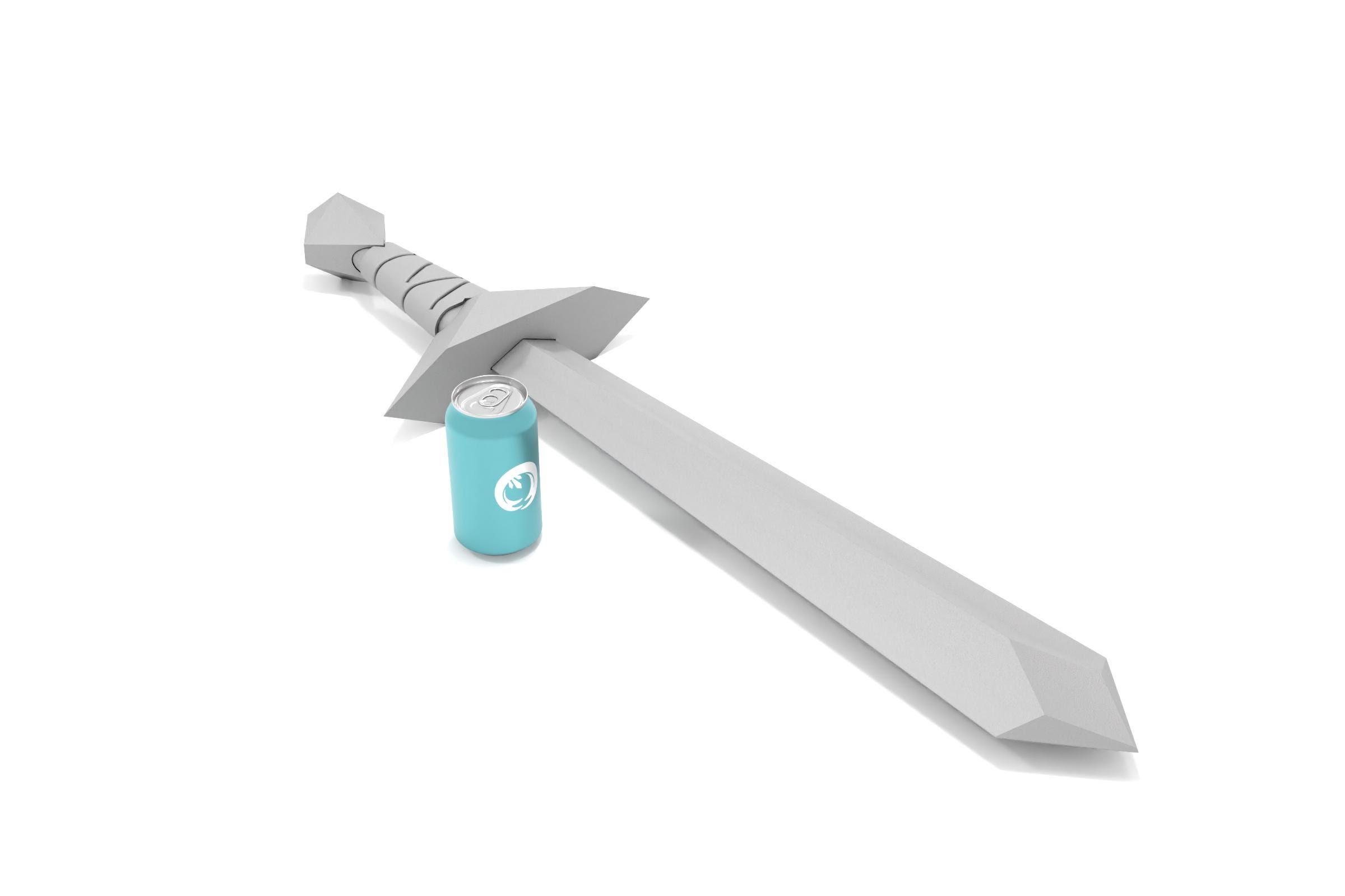 Fionna's Crystal Sword DIY Cosplay Prop Kit - Pink Sapphire Blade - Etsy