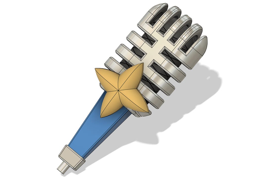 Loco Musica Microphone DIY Cosplay Prop Kit - Magical Girl Anime Props ...