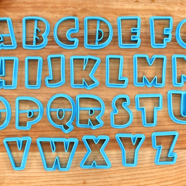 Fondant Letters - Etsy