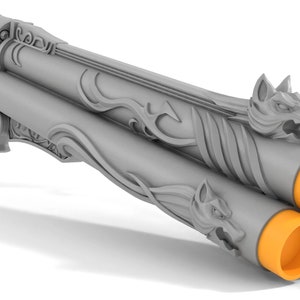 FFVII Cerberus Pistole DIY Cosplay Prop Kit- Adventskinder - Tri-Barrel ...