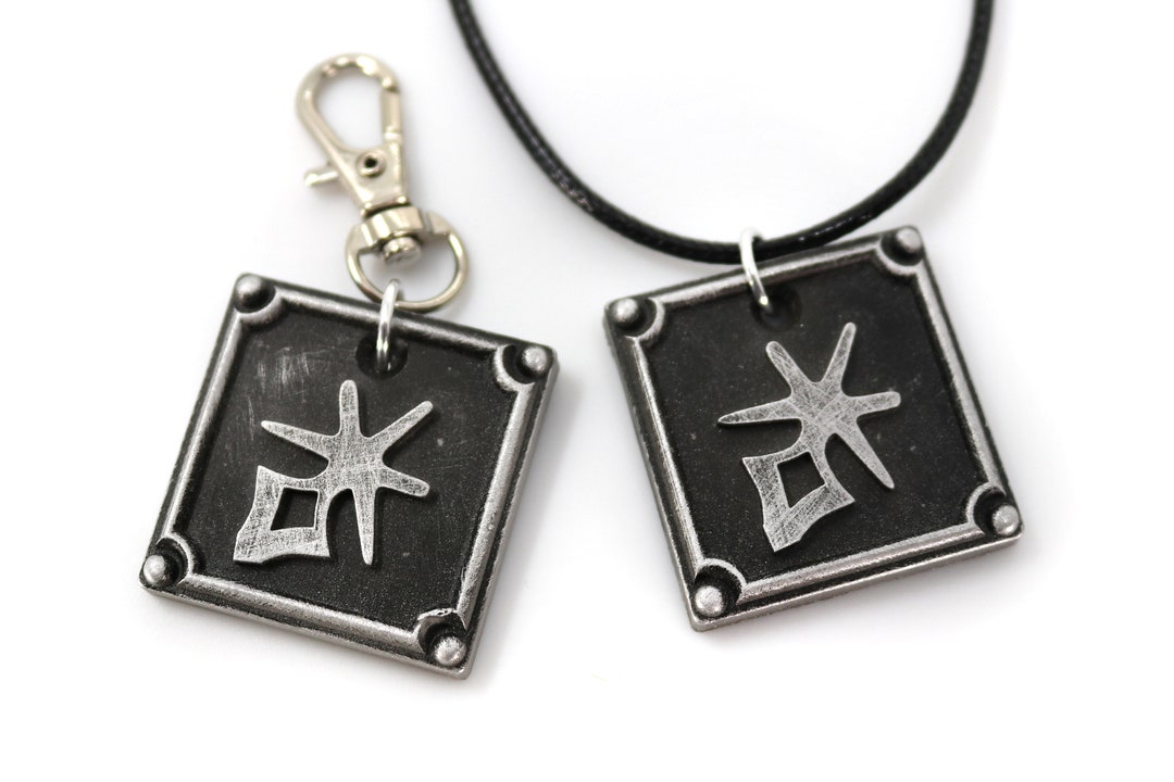Dark Knight FFXIV Job Charm - DRK Metal Resin, Final Fantasy 14 FF14 ...