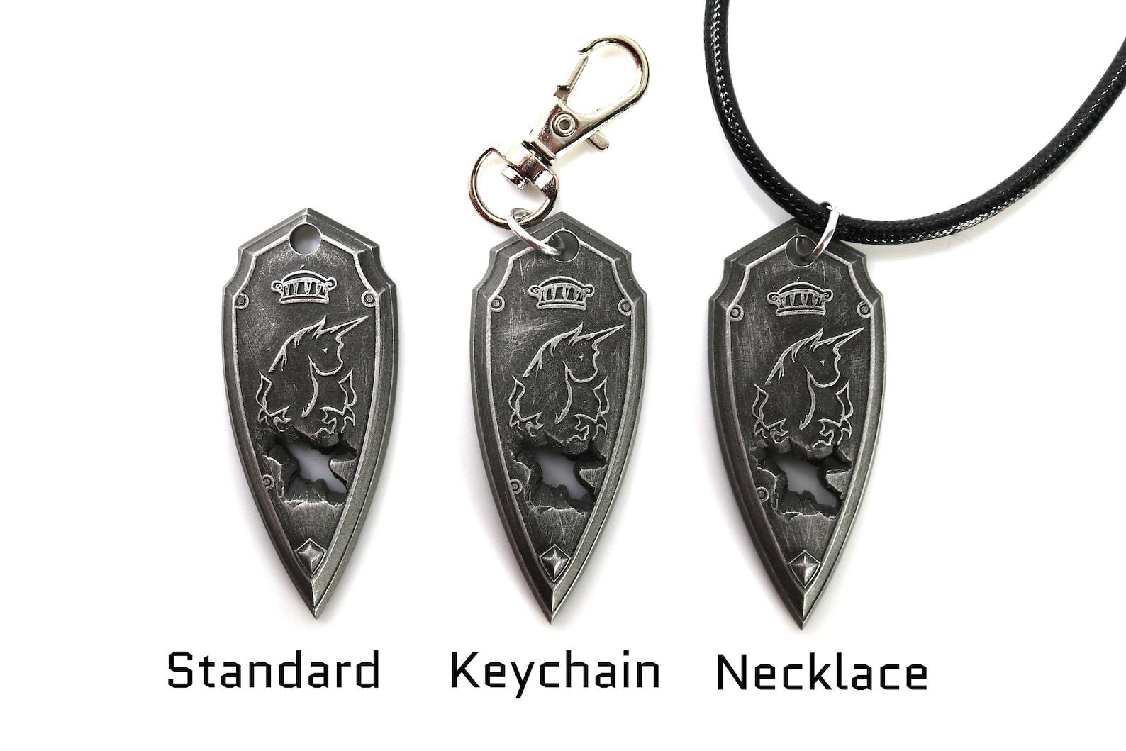 FFXIV Haurchefant Greystone Shield Pendant Shadowbringers - Etsy