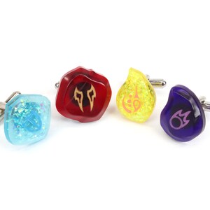FFXIV Glow Soul Crystal Cufflinks: Handmade Job Stone Cufflinks CFF1 - Etsy