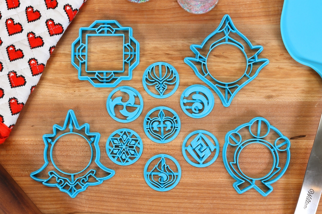 Genshin Impact ALL Vision Cookie Cutters Snezhnaya Vision, Inazuma ...
