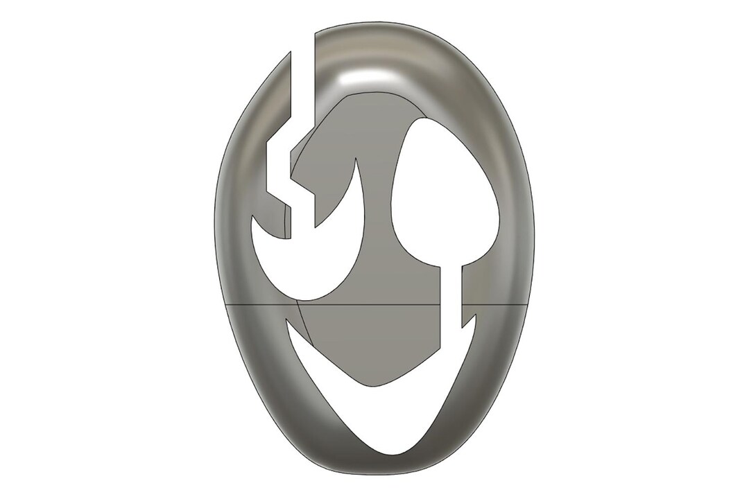 Gaster Mask 3D Print Model Royal Scientist Face Mask Prop Shattered ...