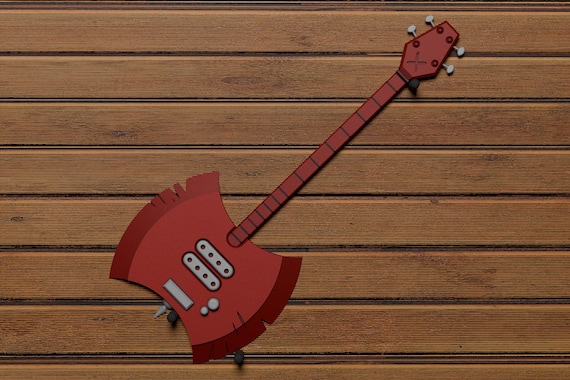 Marceline Axe Bajo Axe Bass Guitar, Marceline's Guitar, Adult Size,