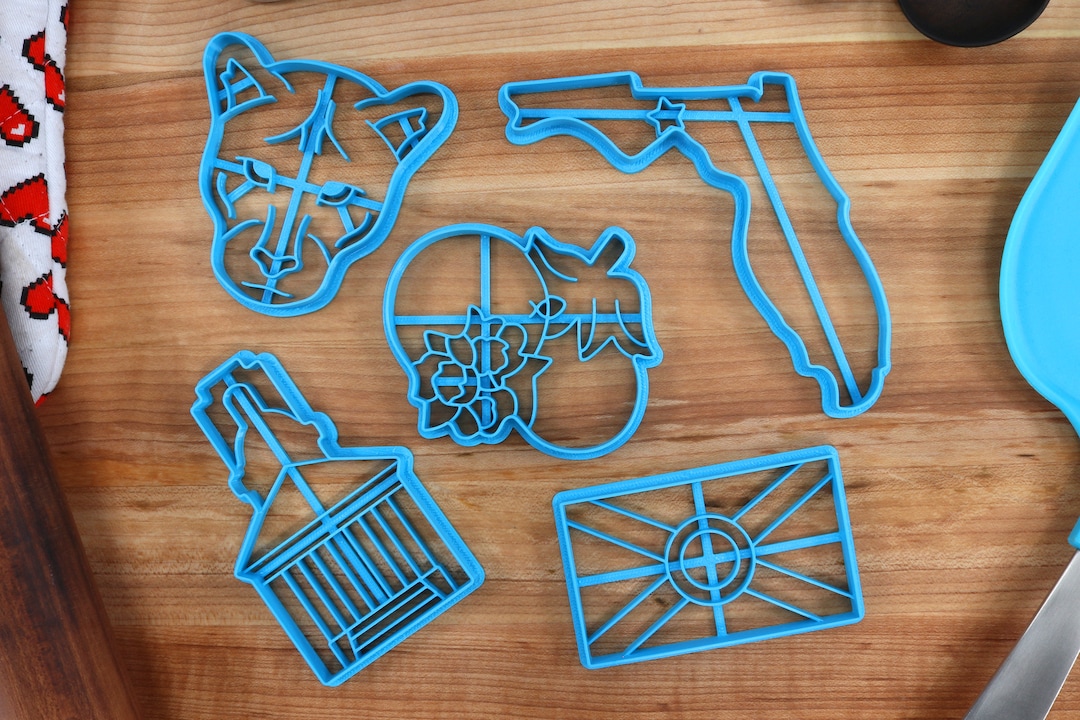 Florida Cookie Cutters: Panther, Flag, Orange Blossom - Fan Gift - Etsy