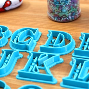 Hyrule FONT Cookie Cutters - Fondant Letters, Letters for Cake ...