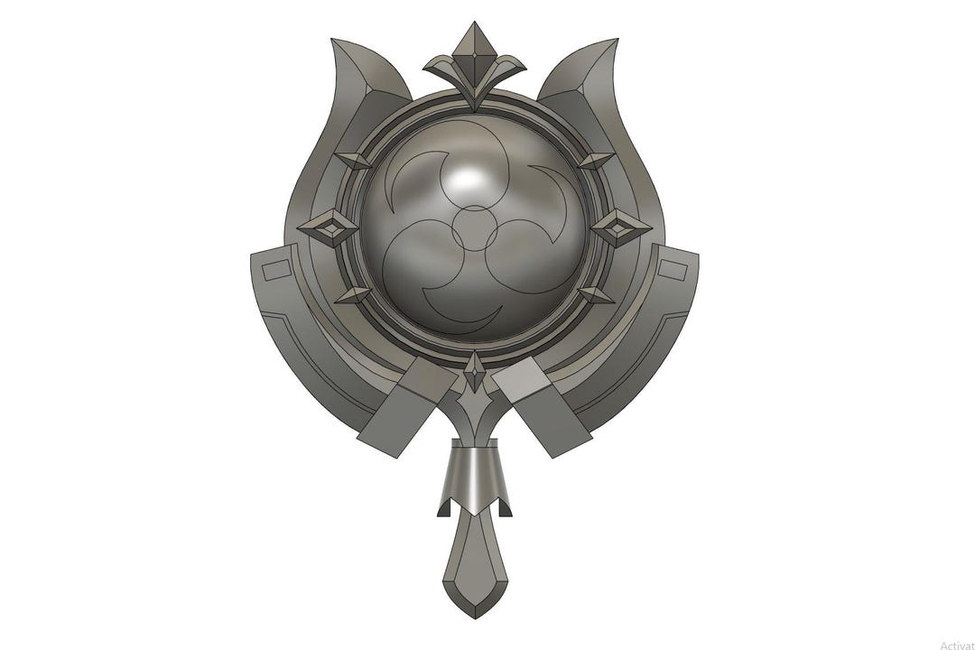 Mirror of Mushin 3D Print Model - Genshin Impact Cosplay, Genshin ...