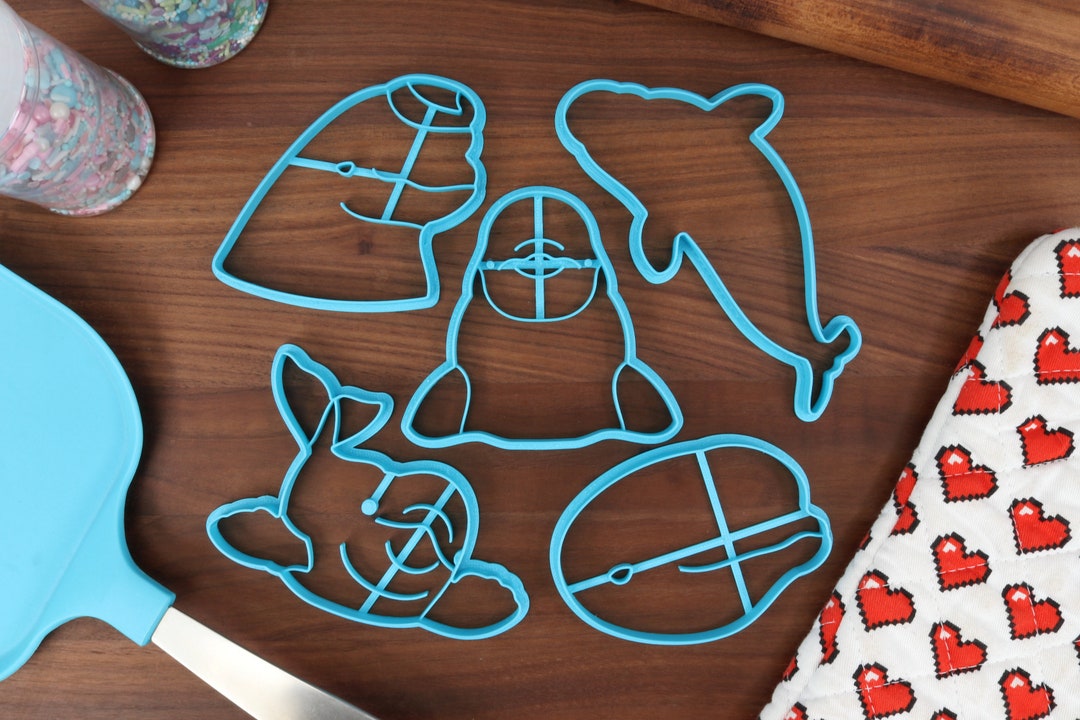 Beluga Whale Cookie Cutters - Deep Sea Baking, 4-inch - Etsy