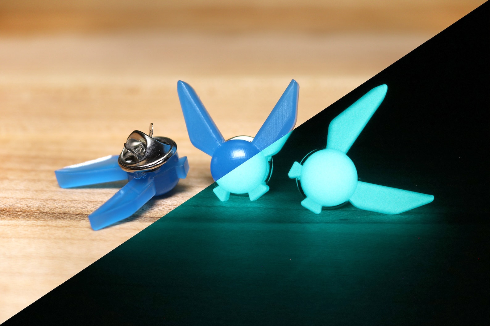 Zelda Glow in the Dark Navi Pin Legend of Zelda Gift Breath - Etsy