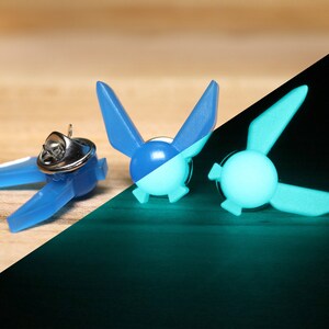 Zelda Glow in the Dark Navi Pin- Legend of Zelda Gift Breath of the ...