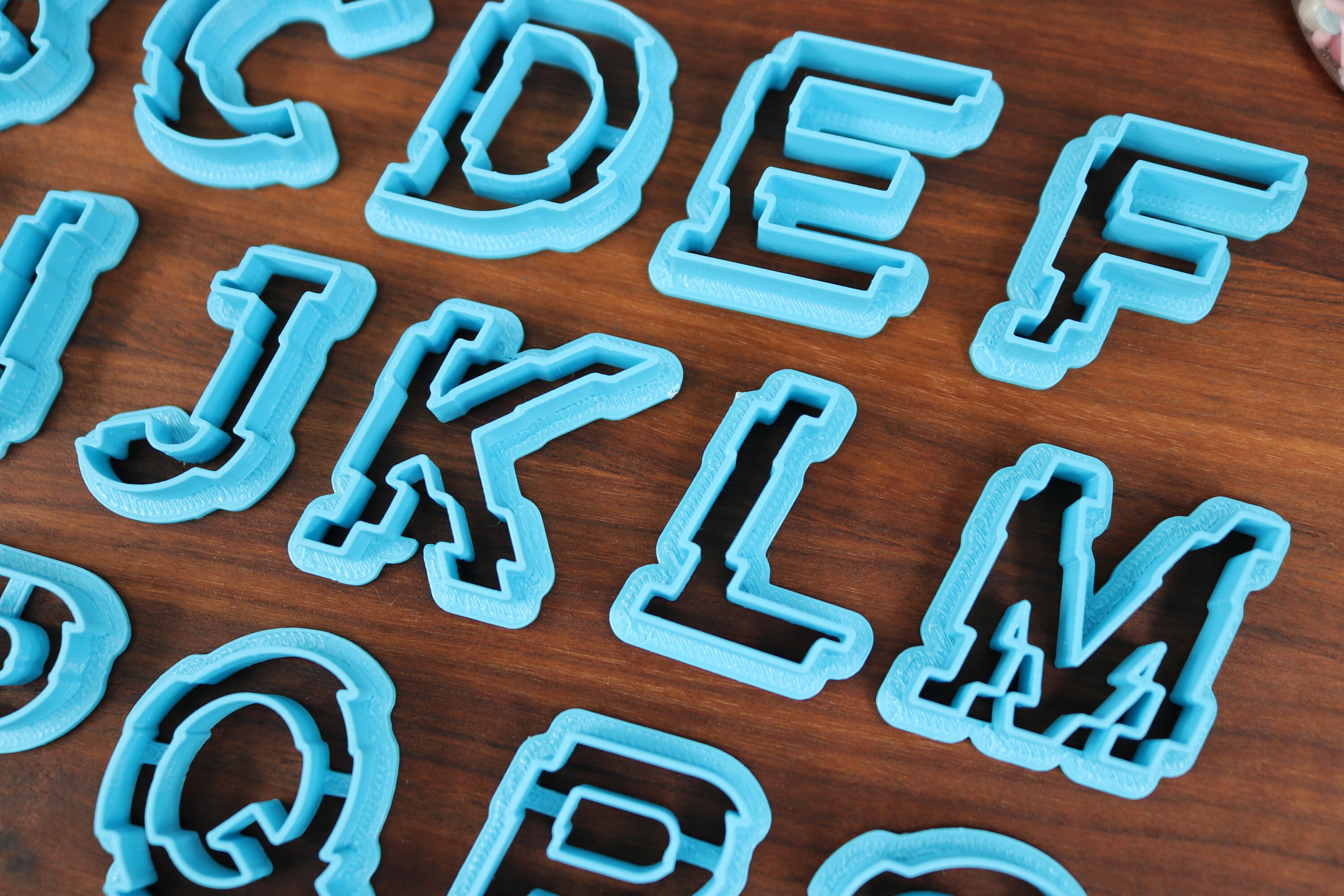 Glitchy Cyberpunk Font Cookie Cutters: Futuristic Cake Letters - Etsy