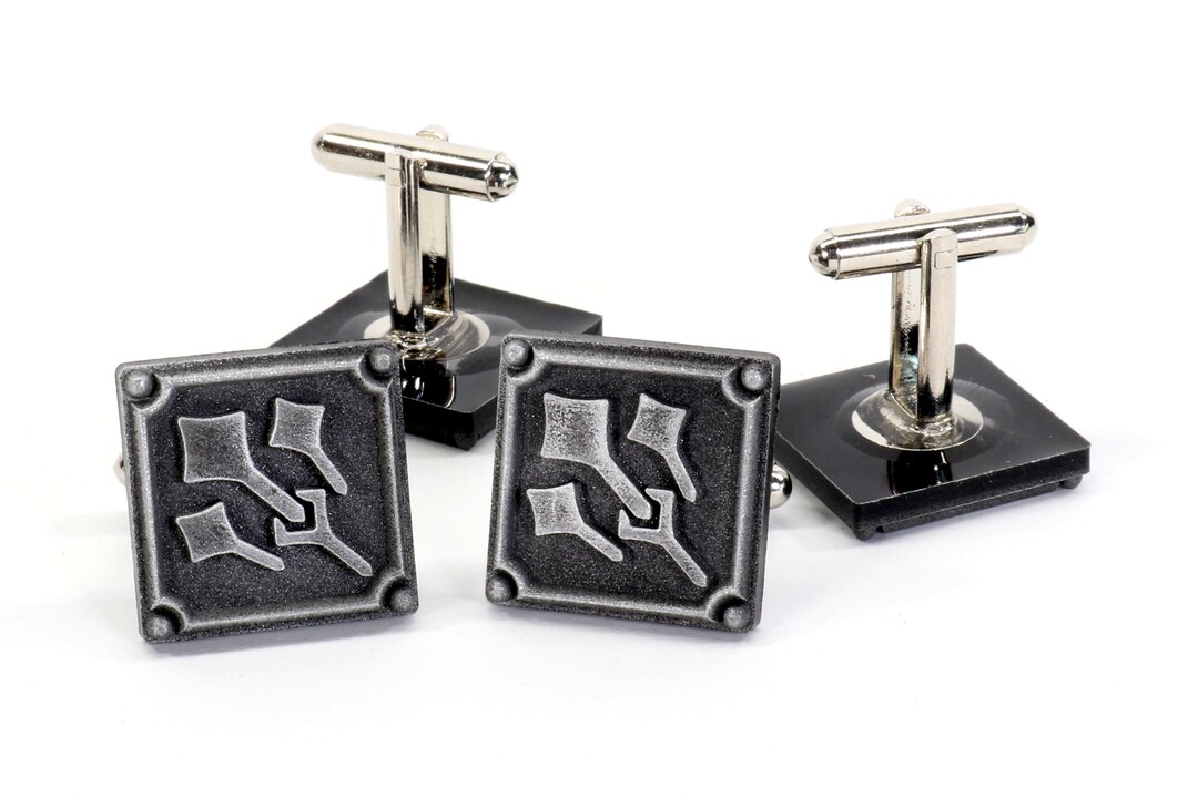 Sage FFXIV Job Cufflinks - SGE Metal Resin, Final Fantasy 14 FF14 Soul ...