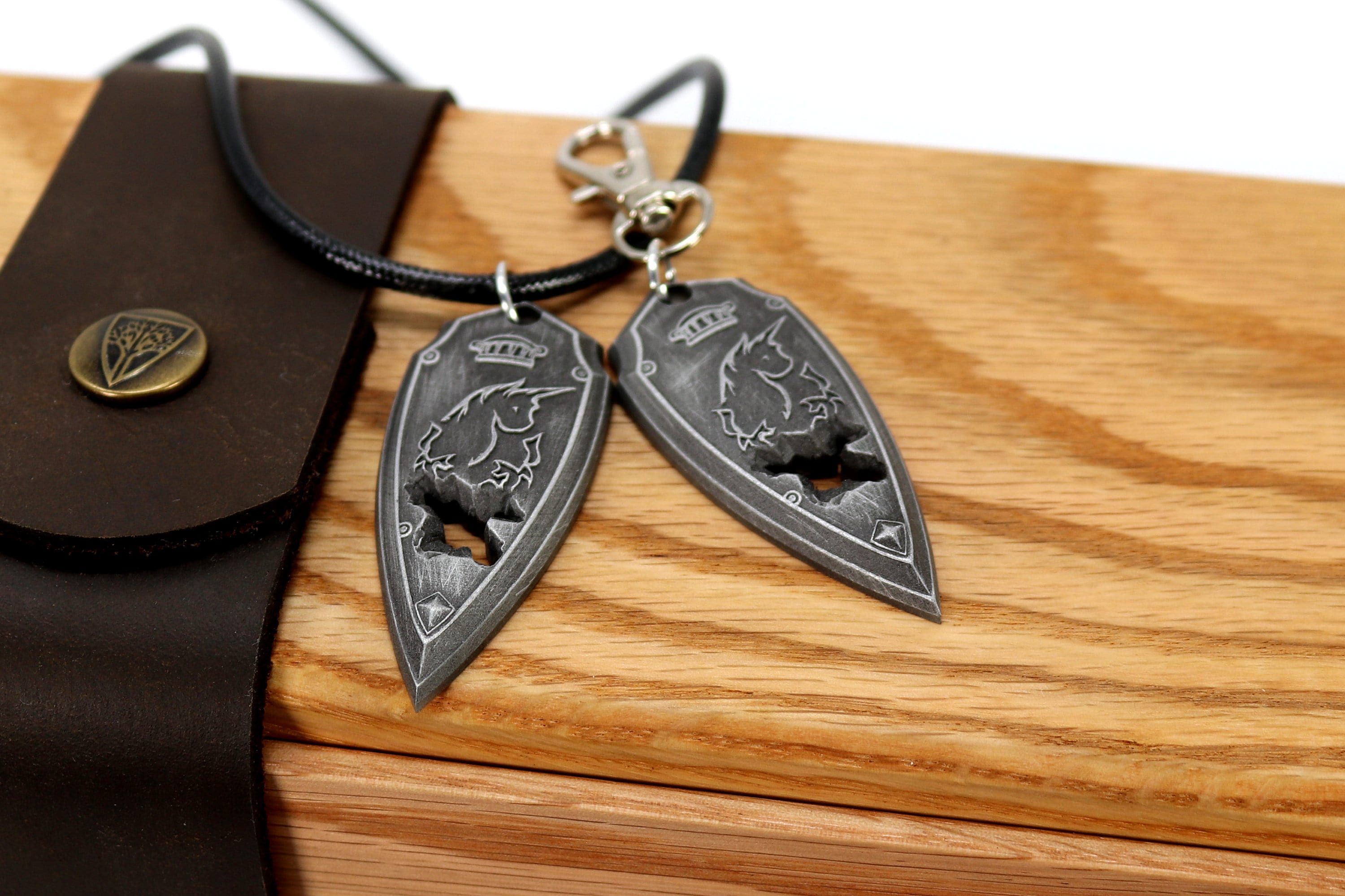 FFXIV Haurchefant Greystone Shield Pendant Shadowbringers - Etsy