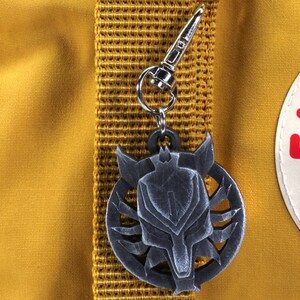 Fenrir Pendant Final Fantasy VII Keychain - FF7 Jewelry and Gift for ...