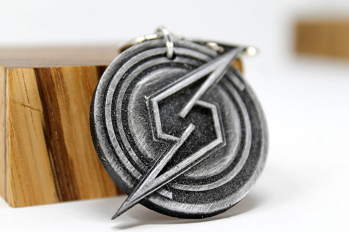 Super Metroid Screw Attack Keychain/necklace samus Aran Gift - Etsy