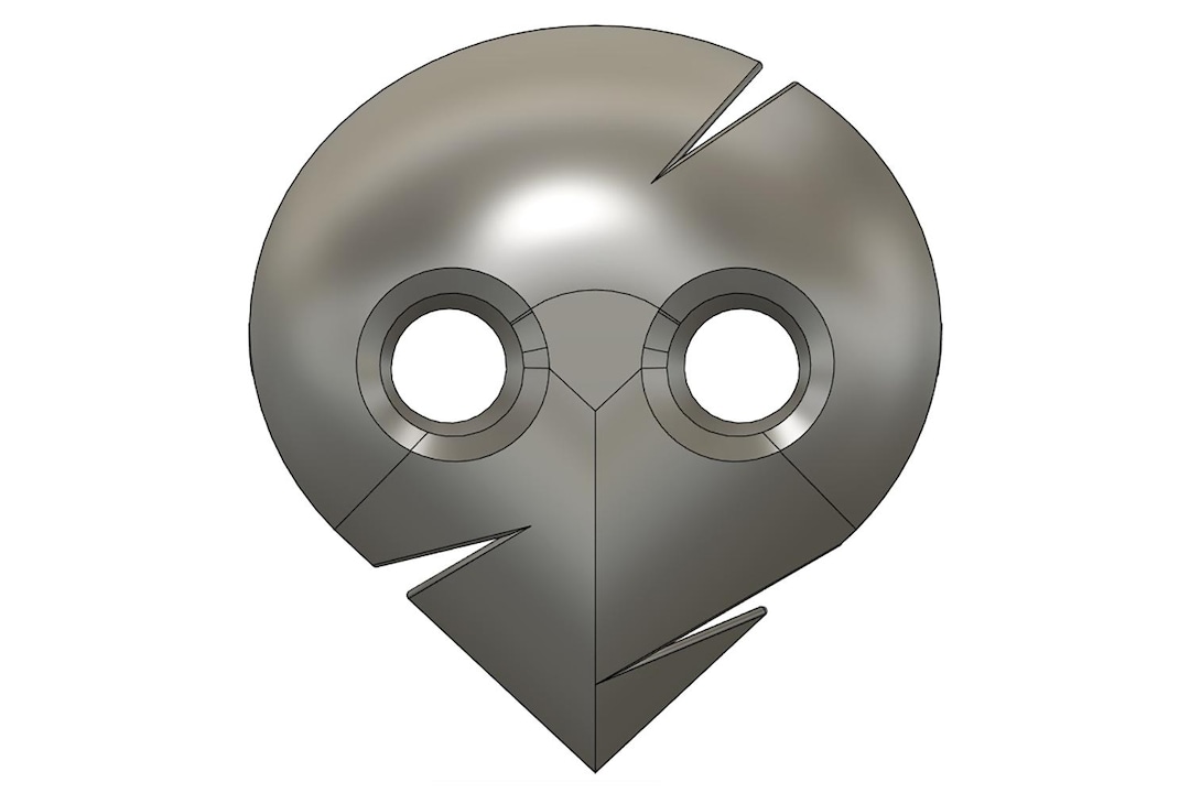 Sachiel Mask 3D Print Model: Cyber Mecha Face Prop (anime Download) - Etsy