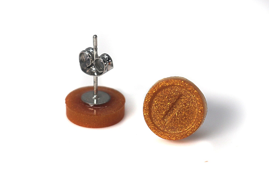 Mario Coin Earrings Pair, Super Mario Odyssey, Mario Jewelry, Nintendo ...