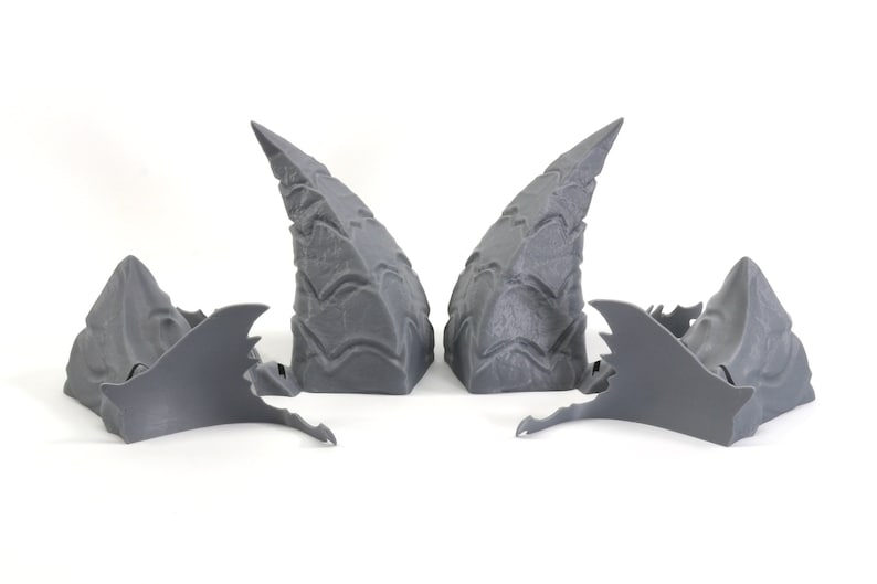FFXIV Au'ra Female Horns 03 DIY Cosplay Prop Kit - Final Fantasy 14 - Etsy