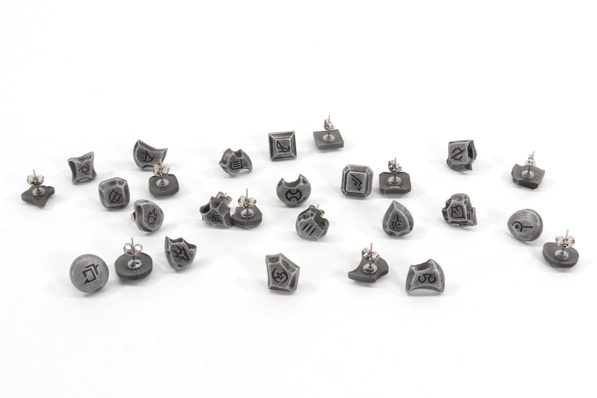 Monk FFXIV Soul Crystal Earrings/job Stone FF14 Final Fantasy - Etsy