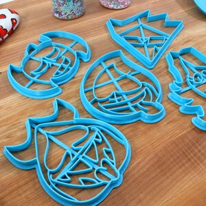 Deltarune Cookie Cutters Side Characters - Lancer, Rouxls, Swatch ...