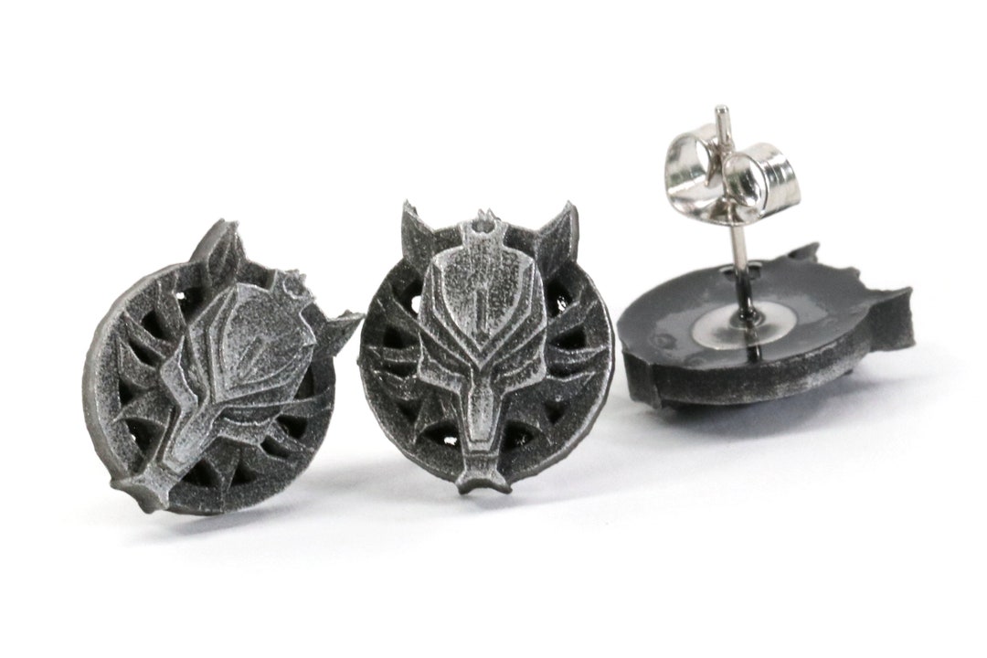 Fenrir Earrings: Final Fantasy VII Inspired Stainless Steel Studs ERG1 ...