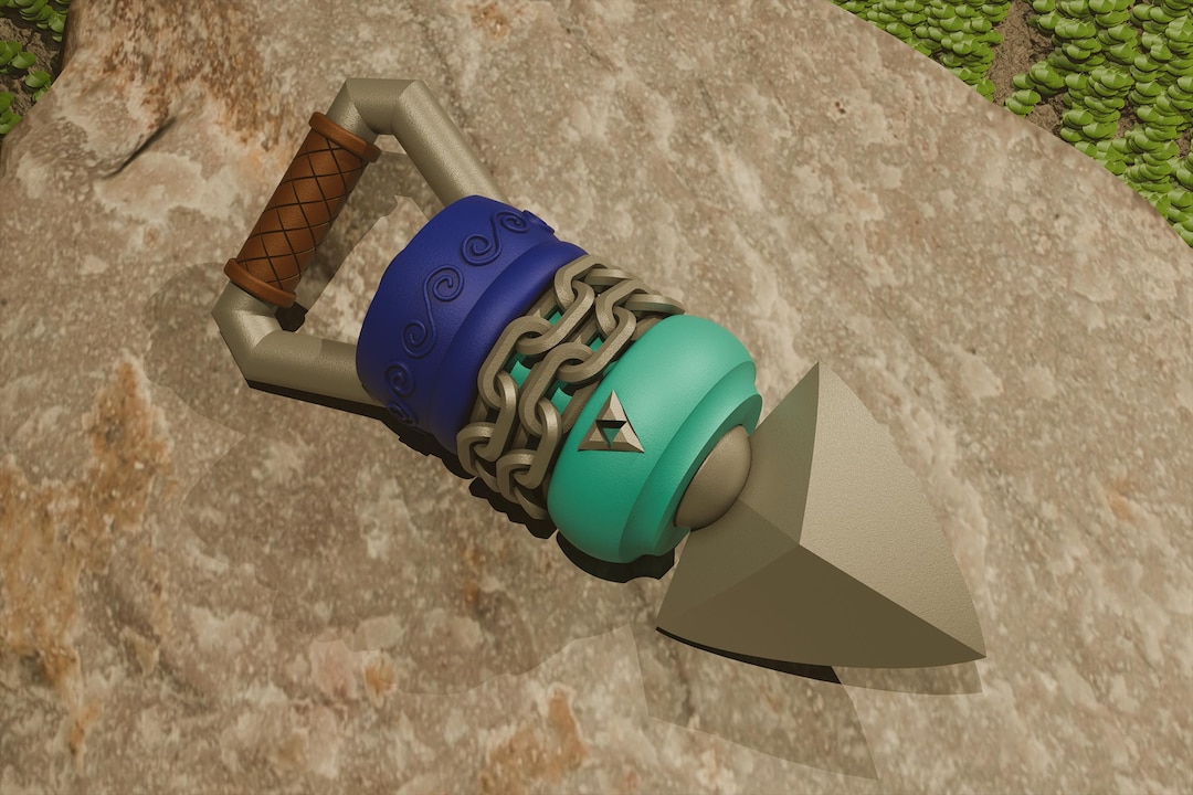 Hookshot Grappling Hook DIY Cosplay Prop Kit - Grapple Launcher Cosplay - Zelda Ocarina of Time ...